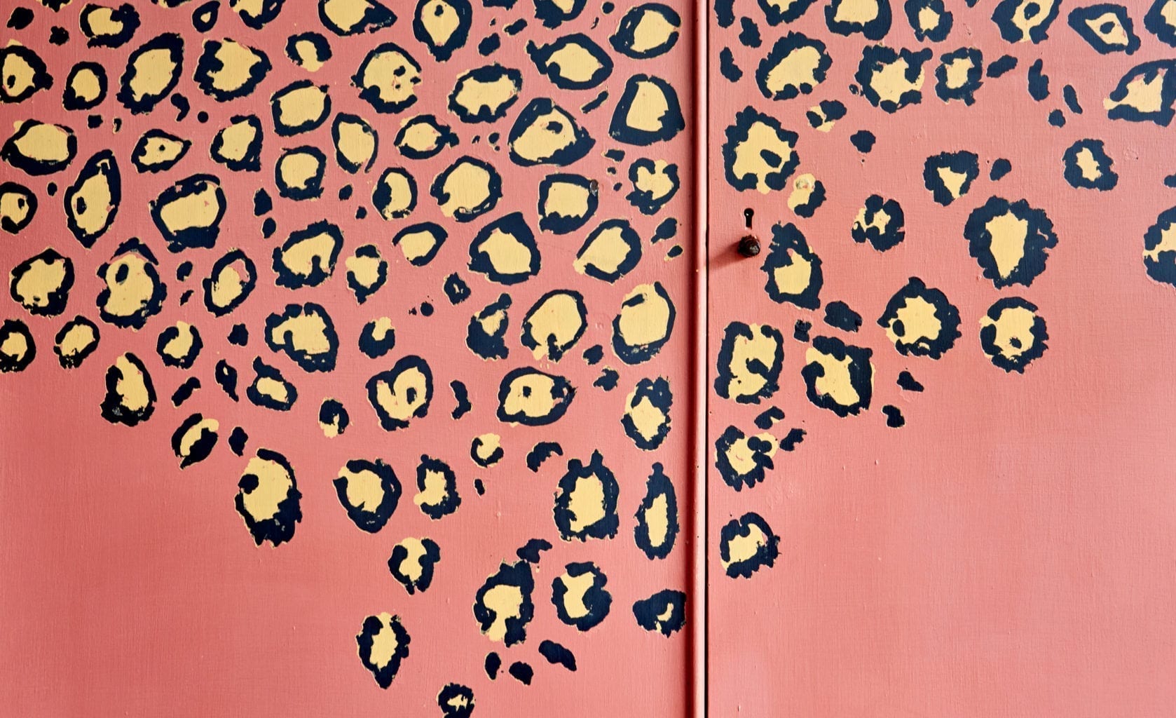 Leopard Print Batik Cabinet by Shed Eleven | Annie Sloan