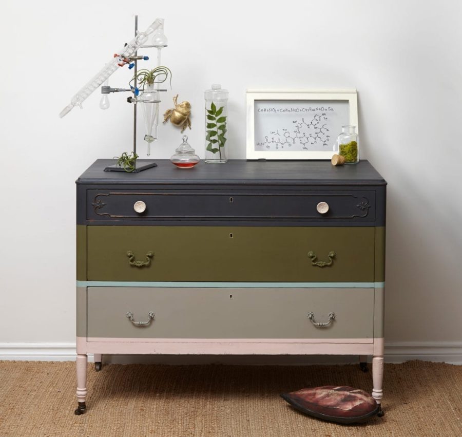 Striped Chest of Drawers by Jelena Pticek | Annie Sloan